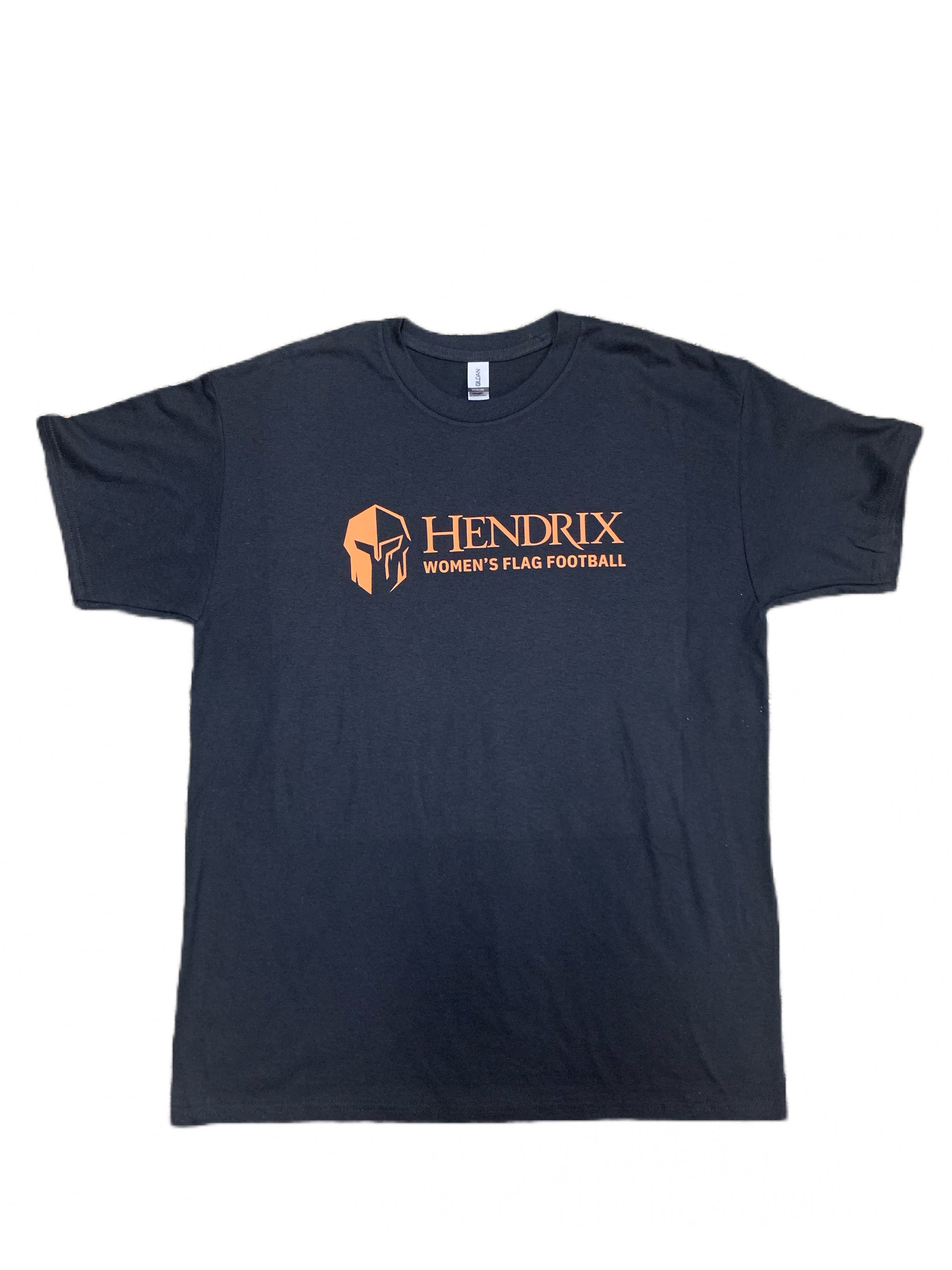 Gildan Black Women's Flag Football Tees | Hendrix College Spirit Store