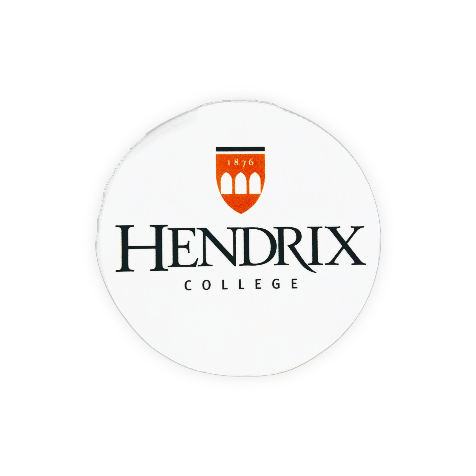 Academic logo Hendrix College sticker - 3" | Hendrix College Spirit Store