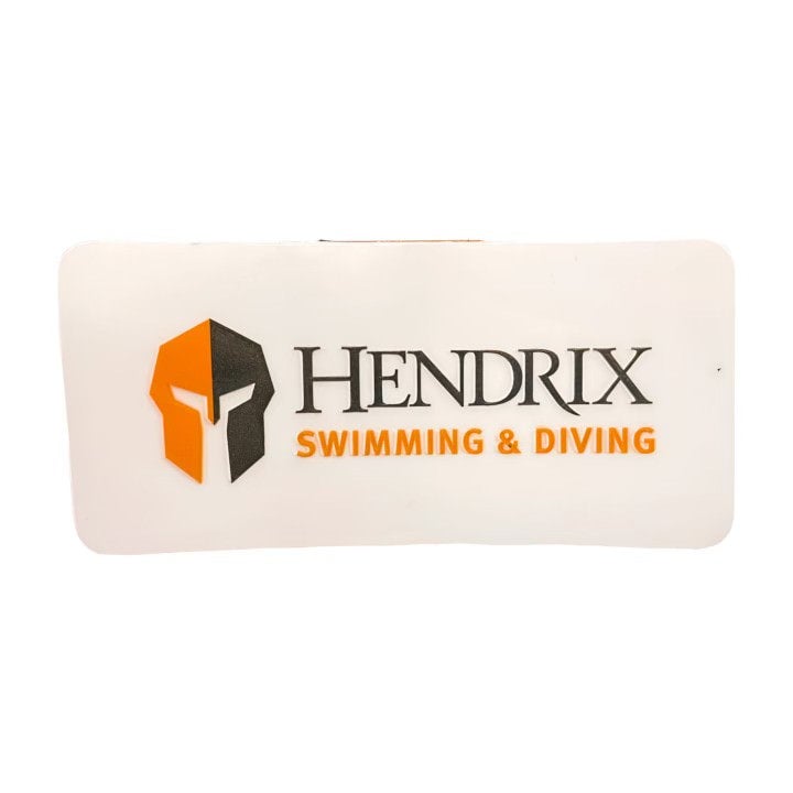 Swimming & Diving horizontal logo decal | Hendrix College Spirit Store
